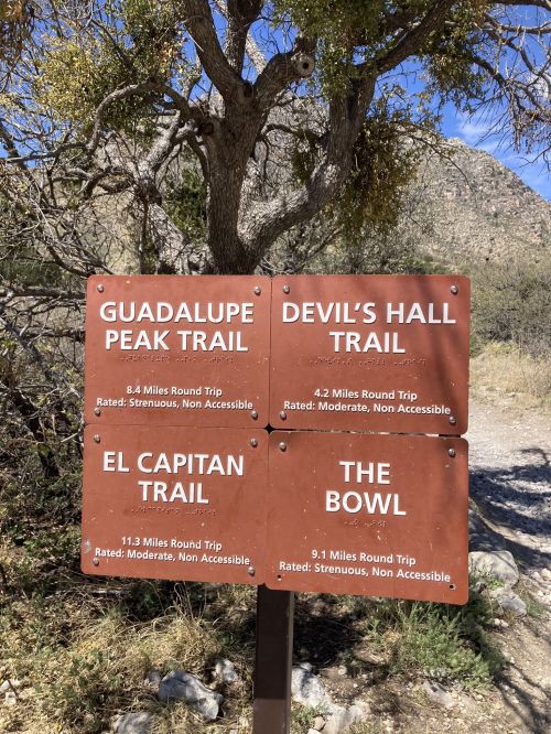 Best Hikes In Guadalupe Mountains National Park: Devil's Hall Trail