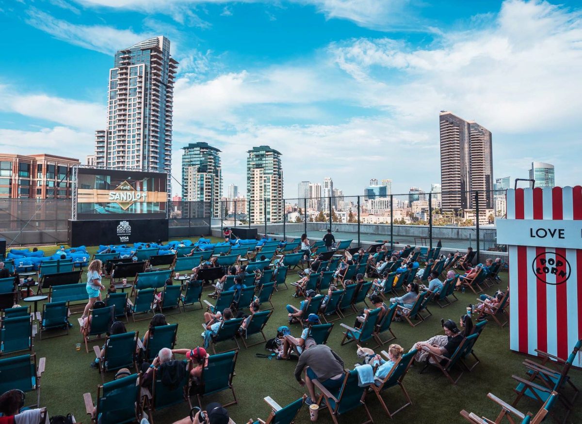 Watch Old School Movies At The Rooftop Cinema Club In Miami, Florida