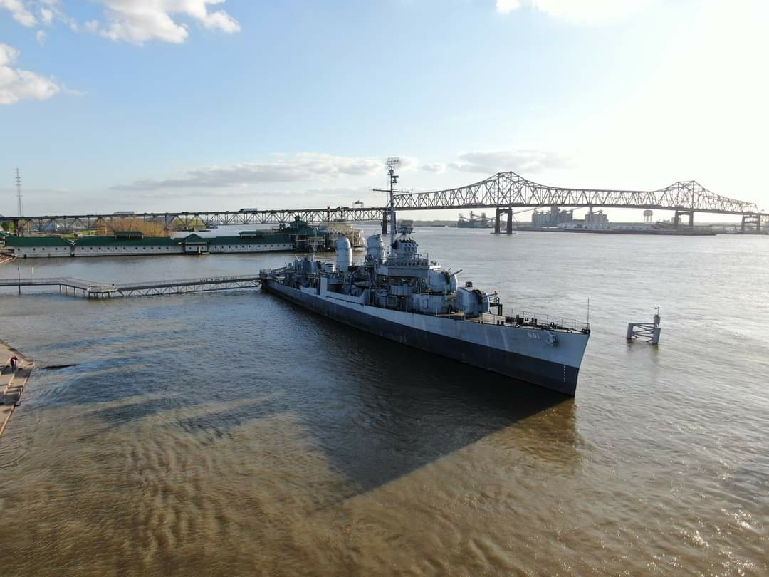 Stay Overnight On An Old WWII-Era Destroyer In Louisiana