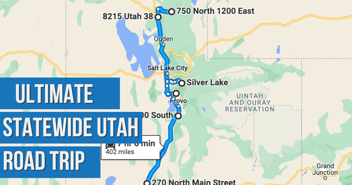 This Utah Road Trip Takes You All Across The Beehive State