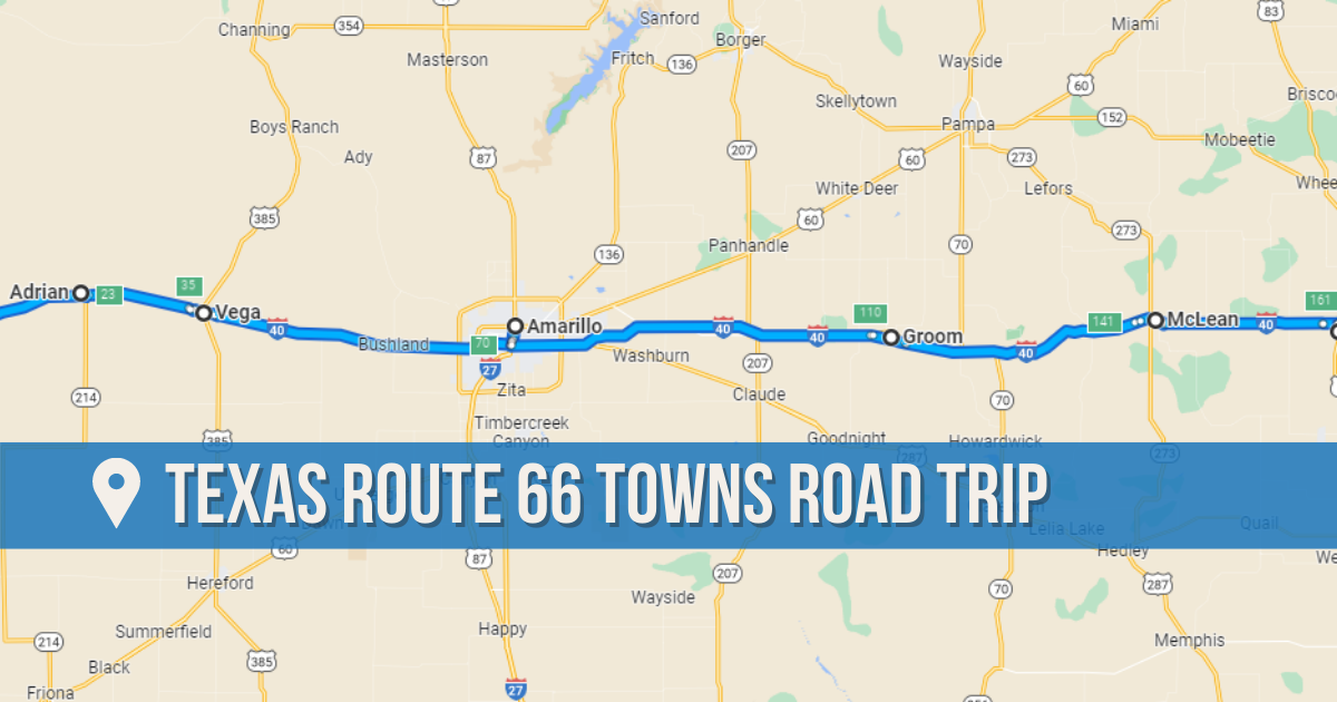Road Trip To 8 Of The Most Charming Route 66 Towns In Texas