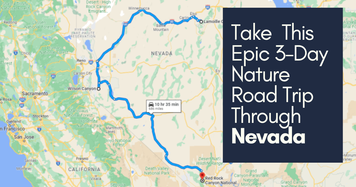 3 Day Road Trip In Nevada Canyons