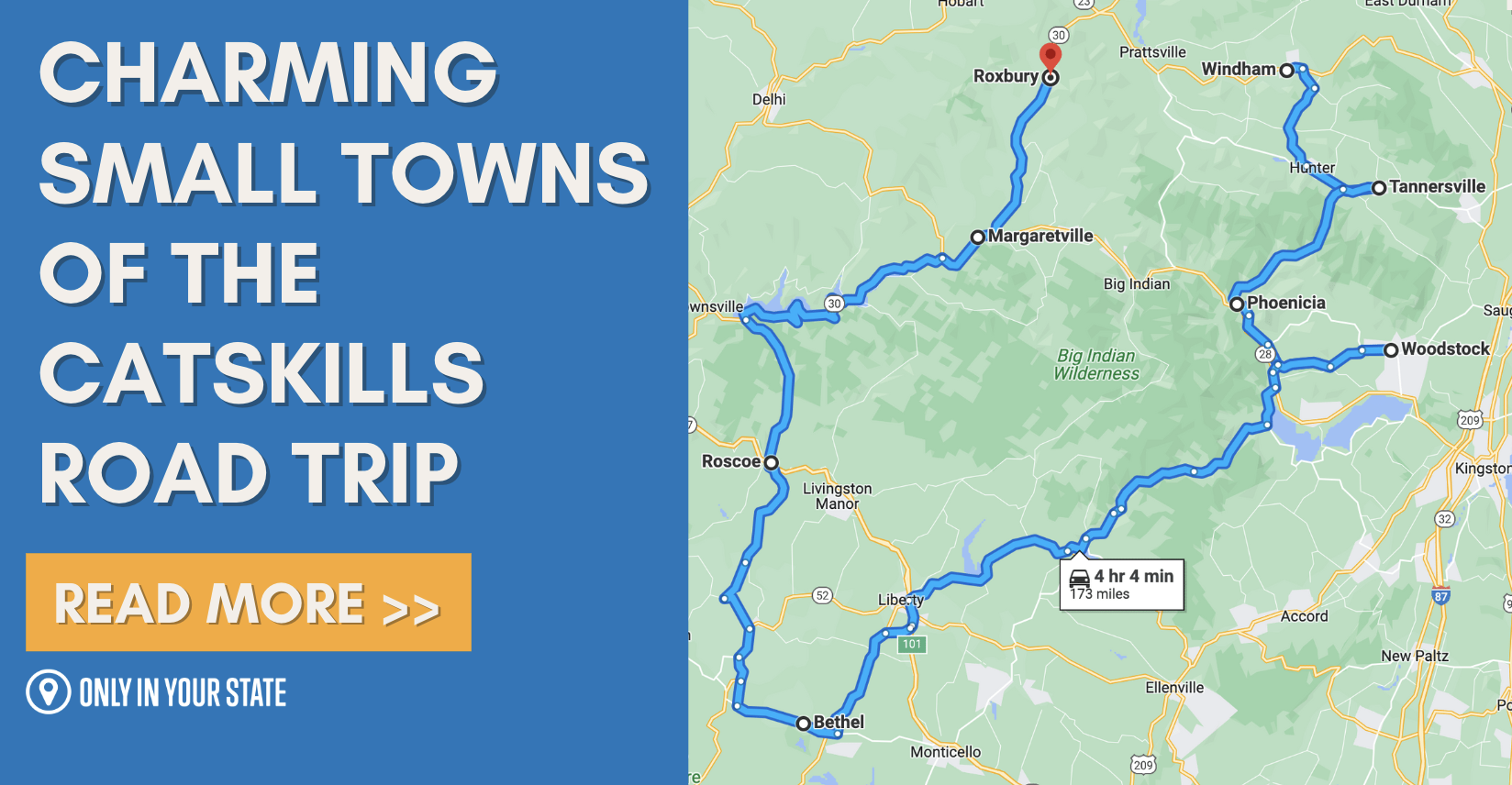 Take This Road Trip To The Most Charming Catskill Mountain Towns In New ...
