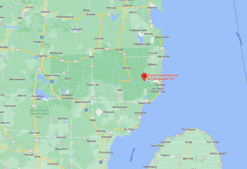 Visit A Year-Round Lookout Point In Michigan At Foote Pond Overlook