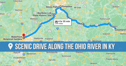 Follow This Scenic Drive Along The Ohio River In Kentucky