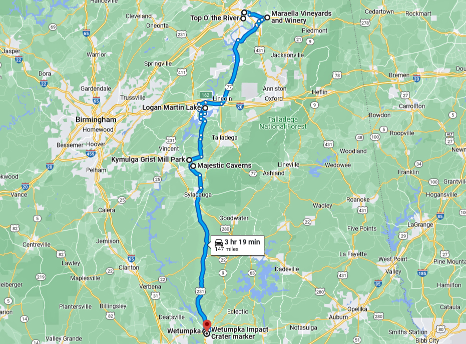 Follow The Coosa River Along This Scenic Drive Through Alabama