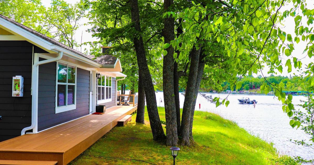 Enjoy A Waterfront Getaway in Minnesota At This Lost Lake Resort