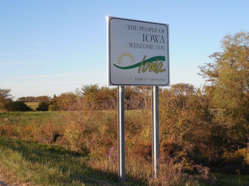 The Welcome To Iowa Sign: The Best Sight In The World