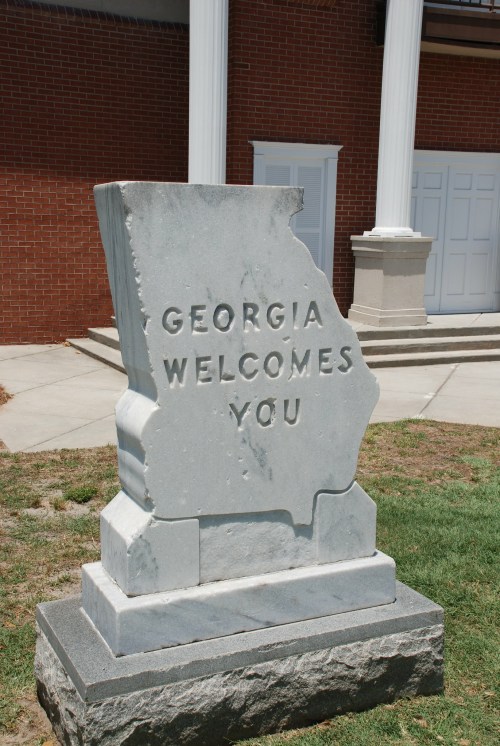 The Best Sight In The World: A Welcome To Georgia Sign