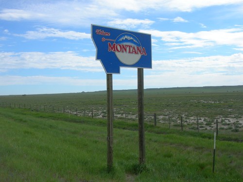 The Best Sight In The World Is A Welcome To Montana Road Sign
