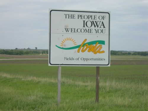 The Welcome To Iowa Sign: The Best Sight In The World