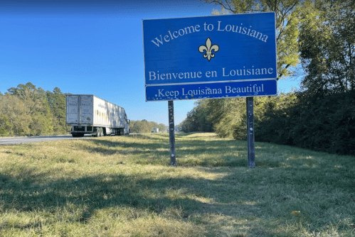 The Best Sight In The World Is The Welcome To Louisiana Sign