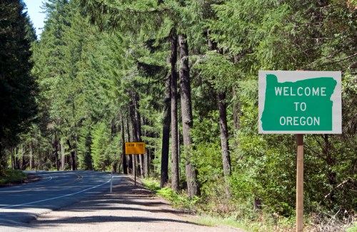 The Best Sight In The World: A Welcome To Oregon Sign
