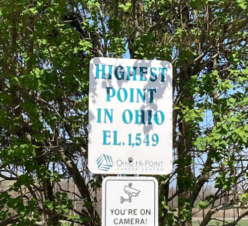 Drive To Campbell Hill: Highest Point In Ohio