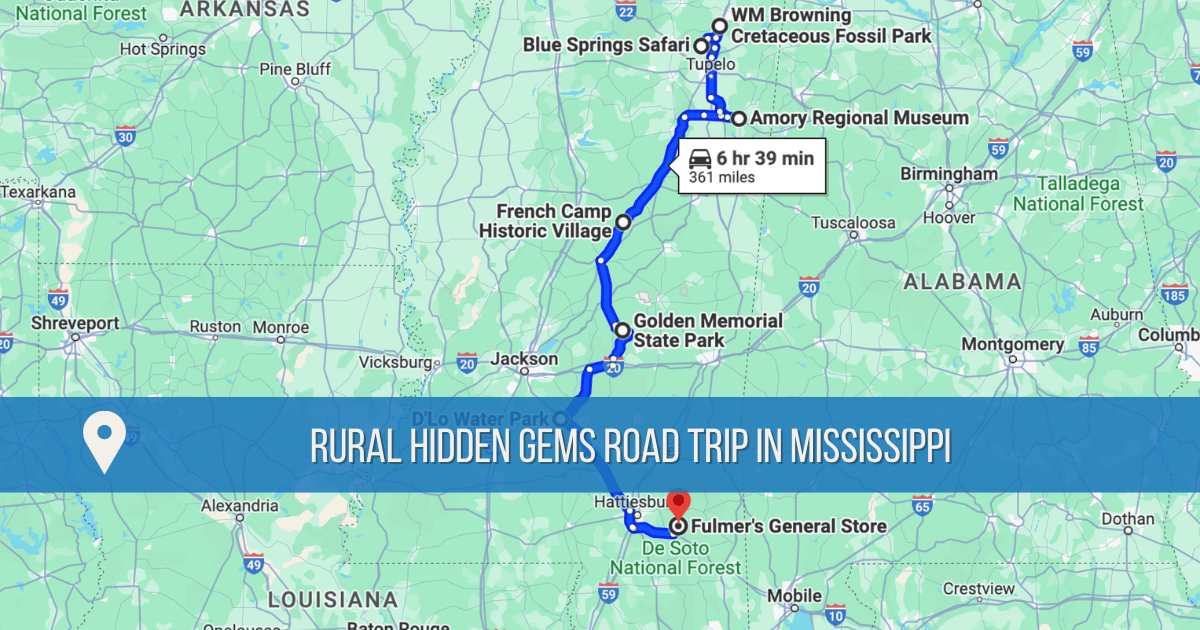 Hidden Gems In Mississippi: Road Trip To The Best Rural Sites