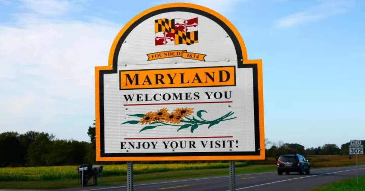 Welcome To Maryland Sign: The Best Sign In The World