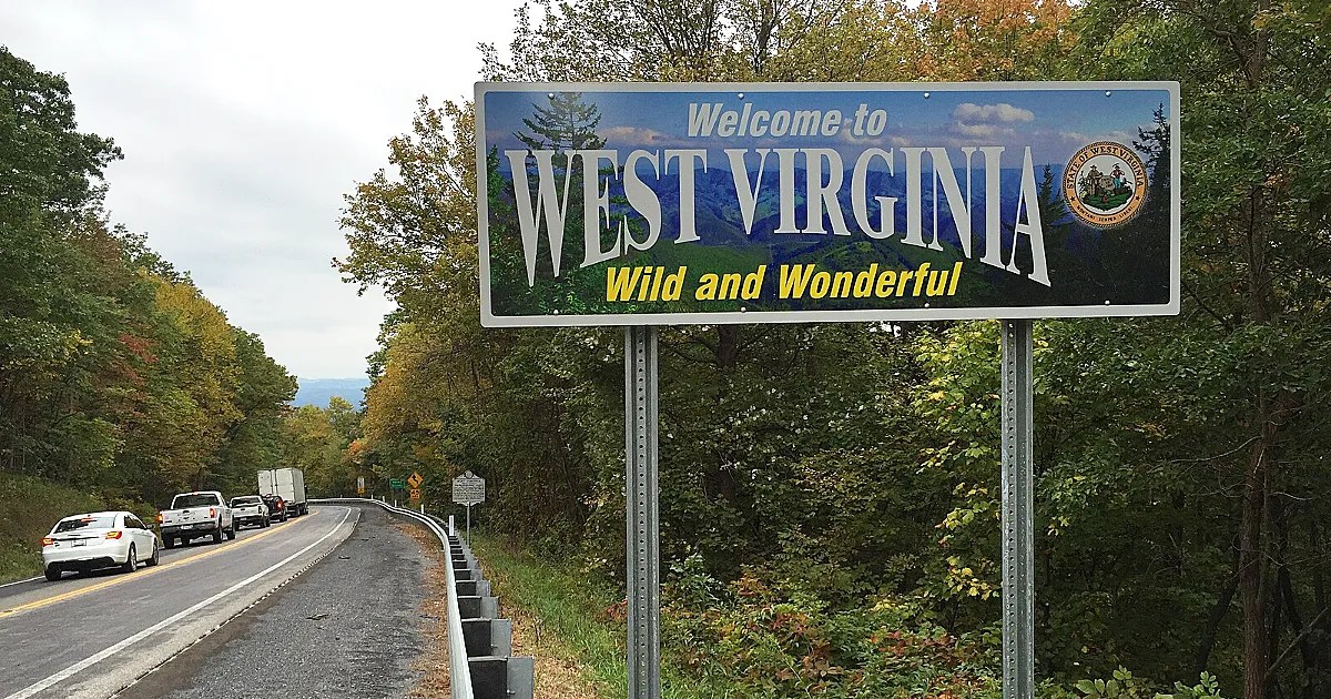 The Best Sign In The World Says Welcome To West Virginia