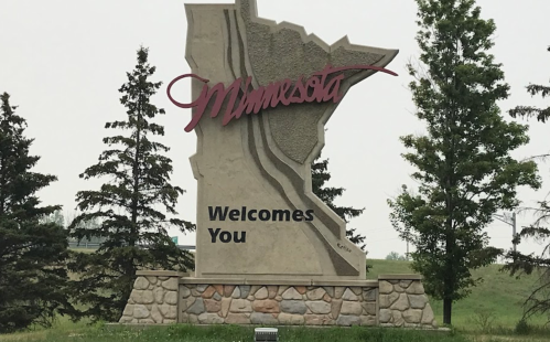 The Best Sight: Welcome To Minnesota Sign