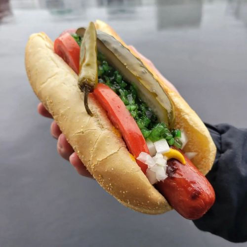 Reindeer Hot Dogs In Alaska: Grab One From A Street Vendor