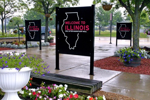 The Best Sight In The World Is The Welcome To Illinois Sign