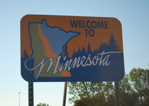 The Best Sight: Welcome To Minnesota Sign