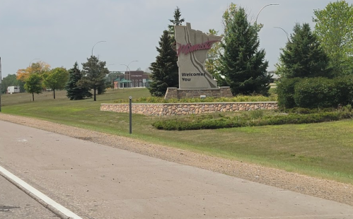 The Best Sight: Welcome To Minnesota Sign