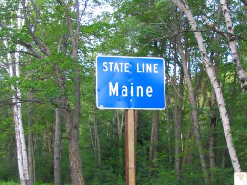 The Best Site Ever: A Welcome To Maine Sign