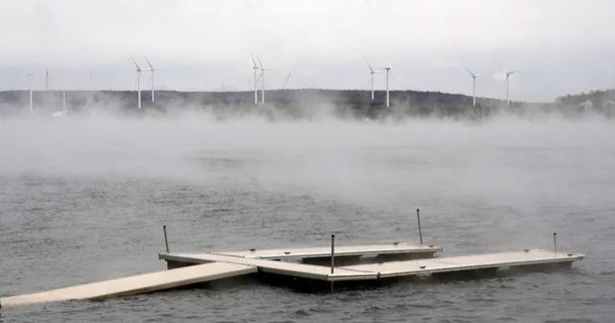 Mount Storm Lake In West Virginia Has Warm Water All Year