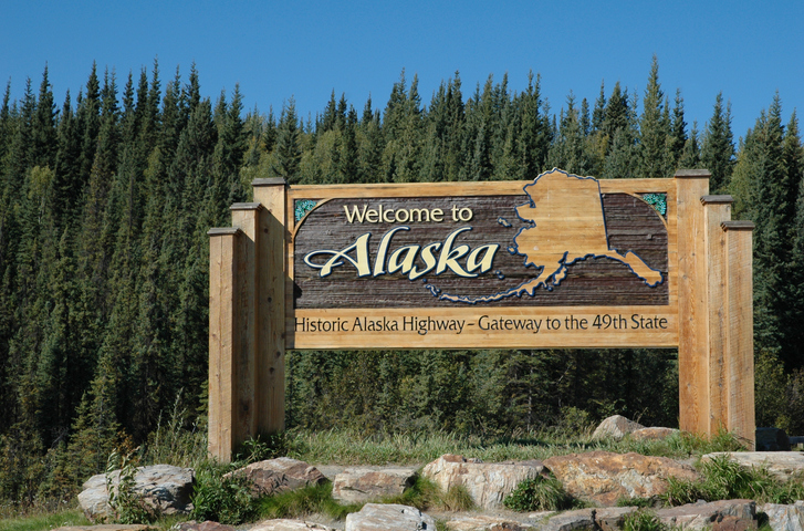 Alaska Highway Signs