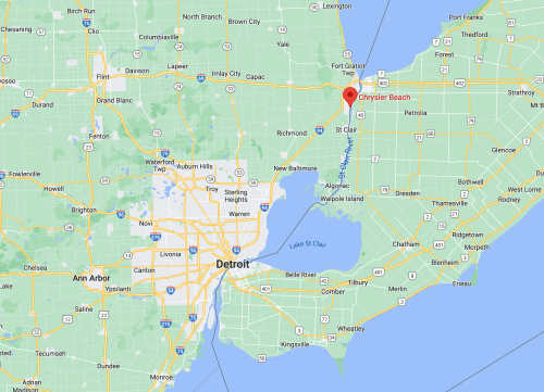 Chrysler Beach Is Beautiful Roadside Beach Near Detroit