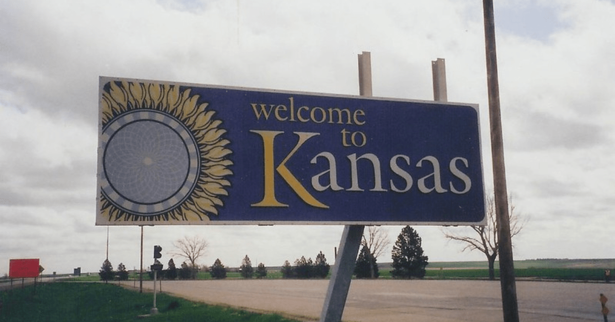 The Best Sight In The World: A Welcome To Kansas Sign