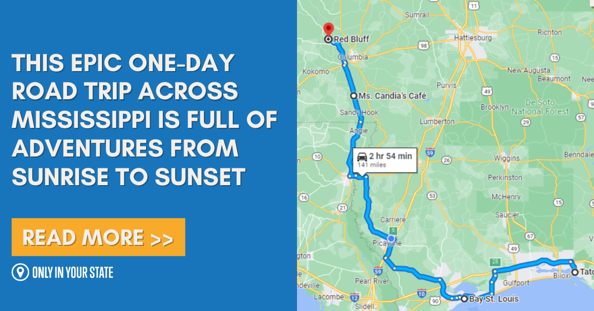 Beautiful Places To Visit In Mississippi At Sunrise And Sunset