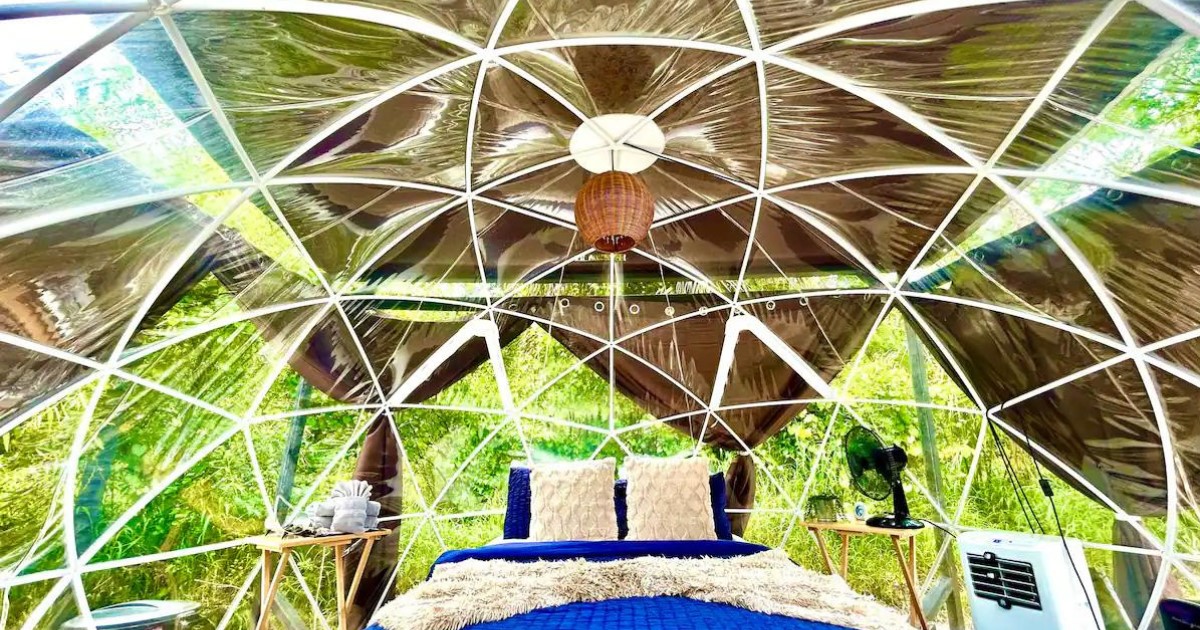Florida Glamping Airbnb: A Dome Experience Under The Stars