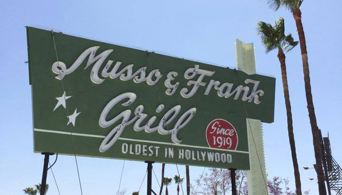 Visit The Musso & Frank Grill In Southern California