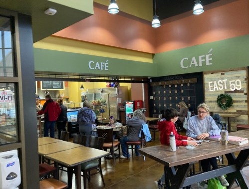 East 59 Vintage & Cafe Is A Library Restaurant In Alabama