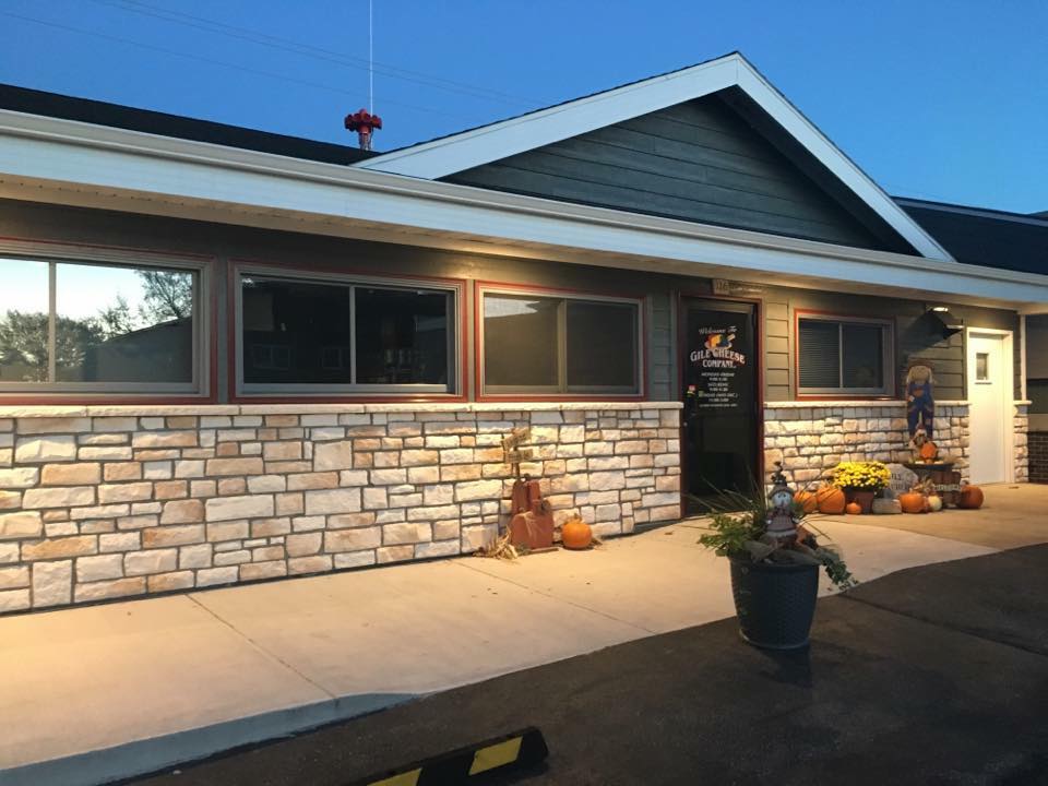 Gile Cheese Factory is one of the best cheese stores in Wisconsin.