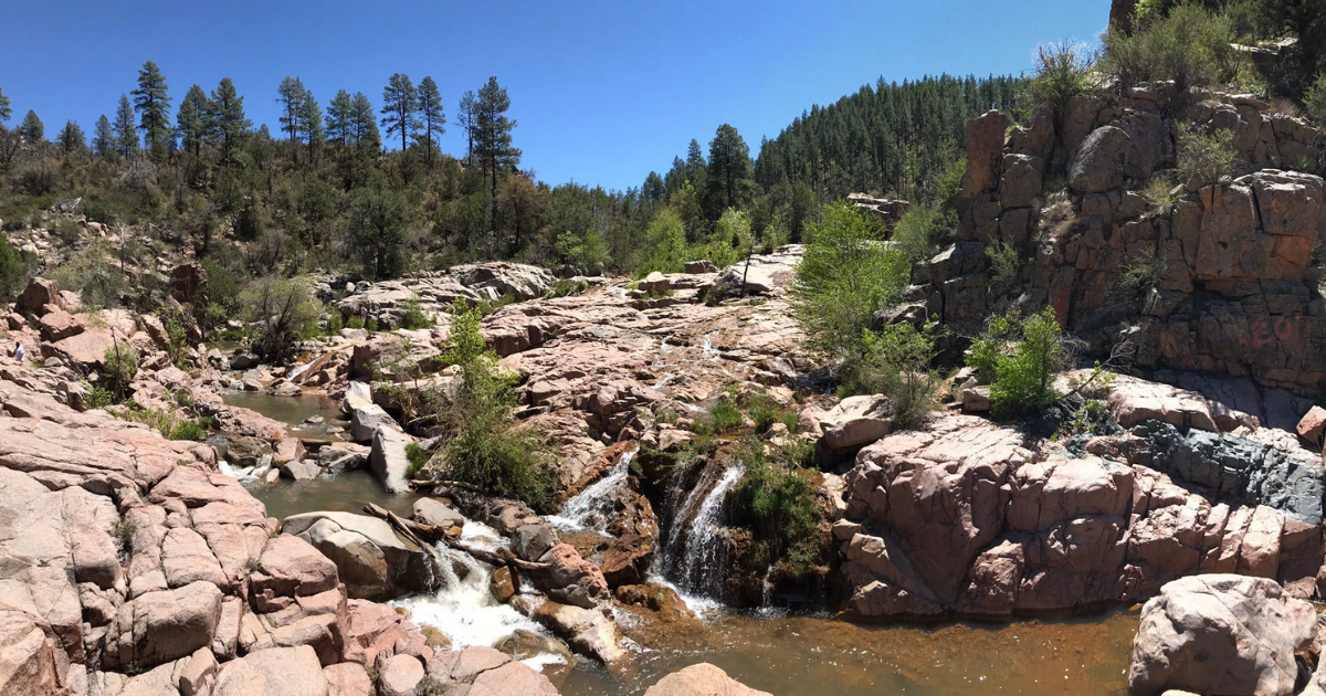 Water Wheel Falls Flash Flood In Payson, Arizona