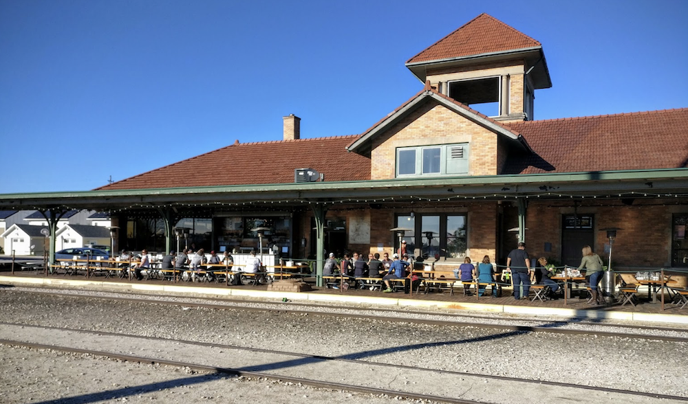 The Filling Station Is Unique Train Depot Restaurant In Michigan