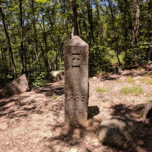 You'll See A Tri-State Marker In Connecticut On This Neat Trail