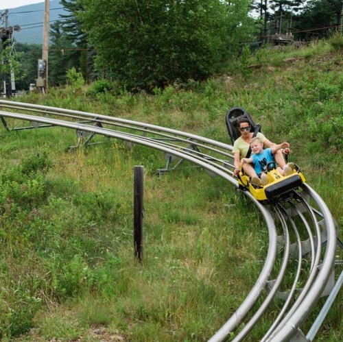 Hit 25 MPH On This Epic New Hampshire Mountain Coaster