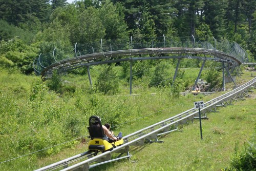Hit 25 MPH On This Epic New Hampshire Mountain Coaster