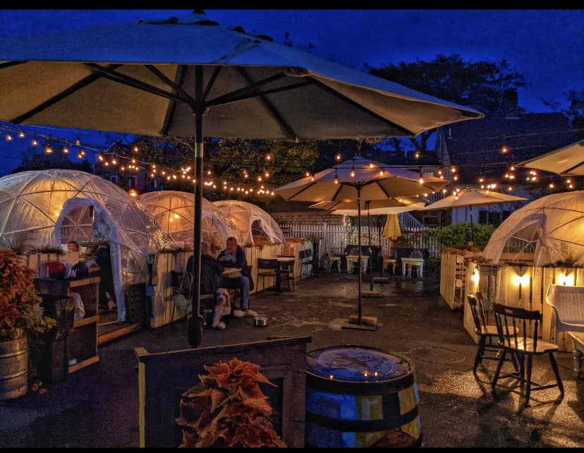 Liz's Cafe Turns Into A Snow Globe Restaurant In Massachusetts