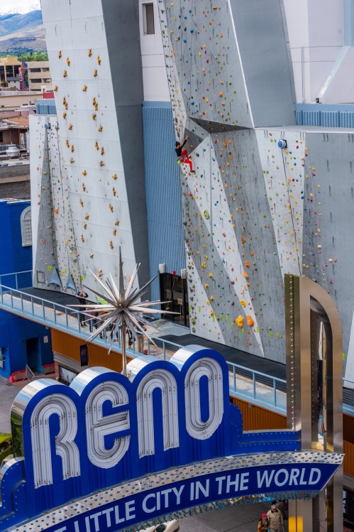 The World’s Tallest Outdoor Climbing Wall Is In Reno, Nevada