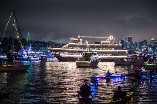 Enjoy Holiday Lights On This Christmas Ship In Washington