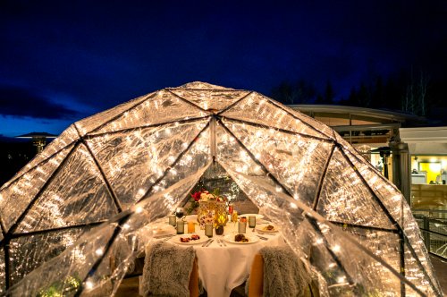 Igloo Dining In Colorad: Plato’s Restaurant