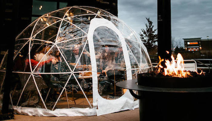 North Liberty's Tin Roost Is The Best Spot For Igloo Dining In Iowa