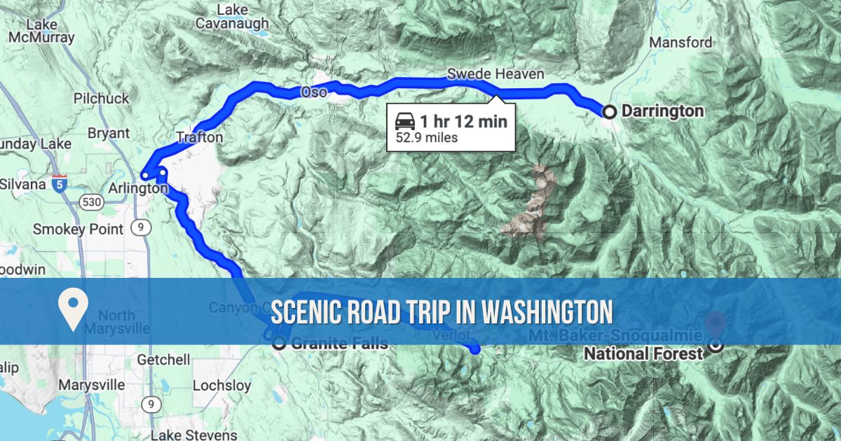 Mountain Loop Scenic Byway: Road Trip In Washington