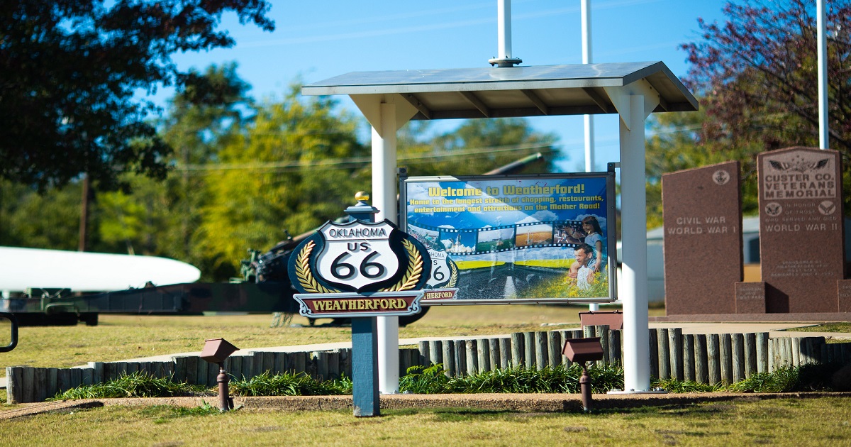 Follow This Route 66 In Oklahoma Map For On A Beautiful Drive