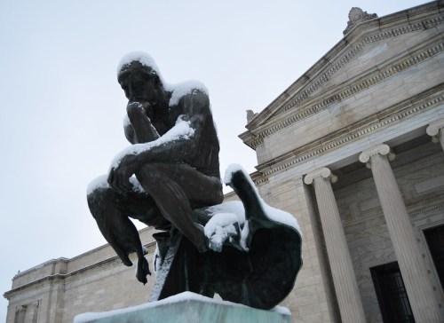 The Thinker Statue In Cleveland Was Imported From France