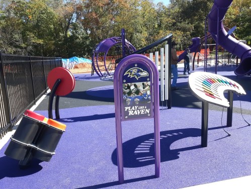 There's A Ravens-Themed Playground In Maryland